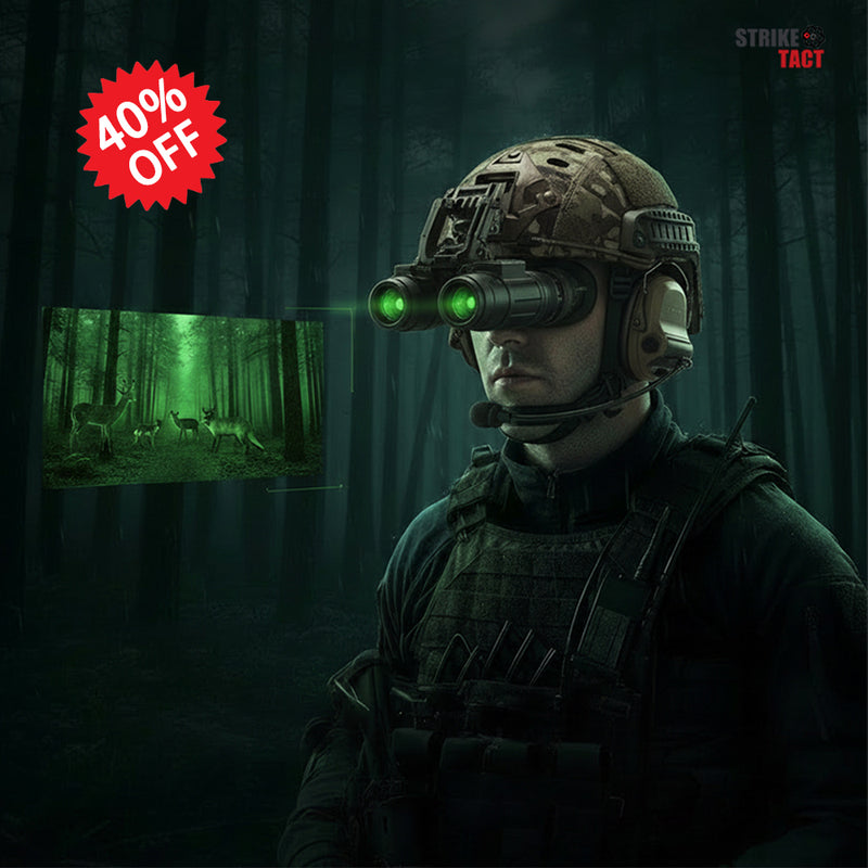 Pvs-18 Monocular Head-mounted Digital High-definition Infrared Night ...