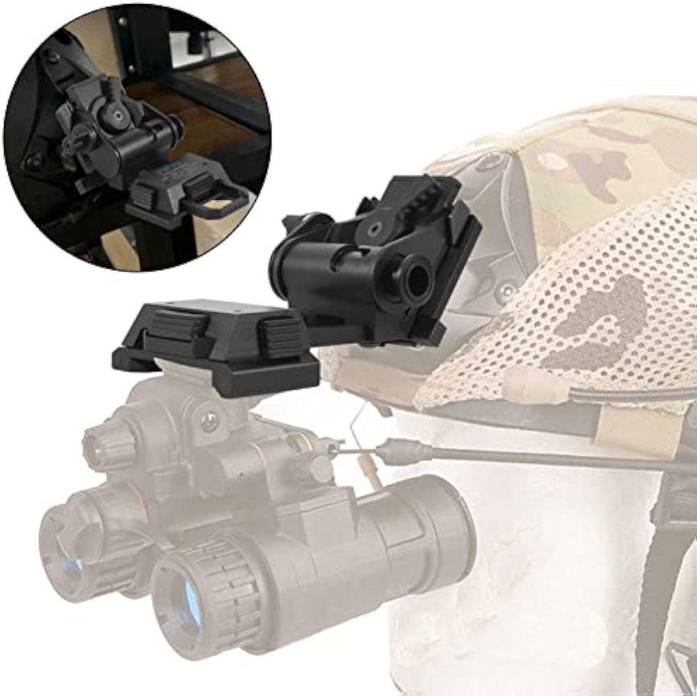 Tactical NVG Helmet Mount Bracket - Adjustable Aluminum Alloy for AN ...