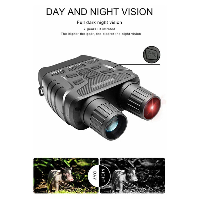 HD Zoom Video Recording Digital Night Vision Goggles Hunting Infrared ...