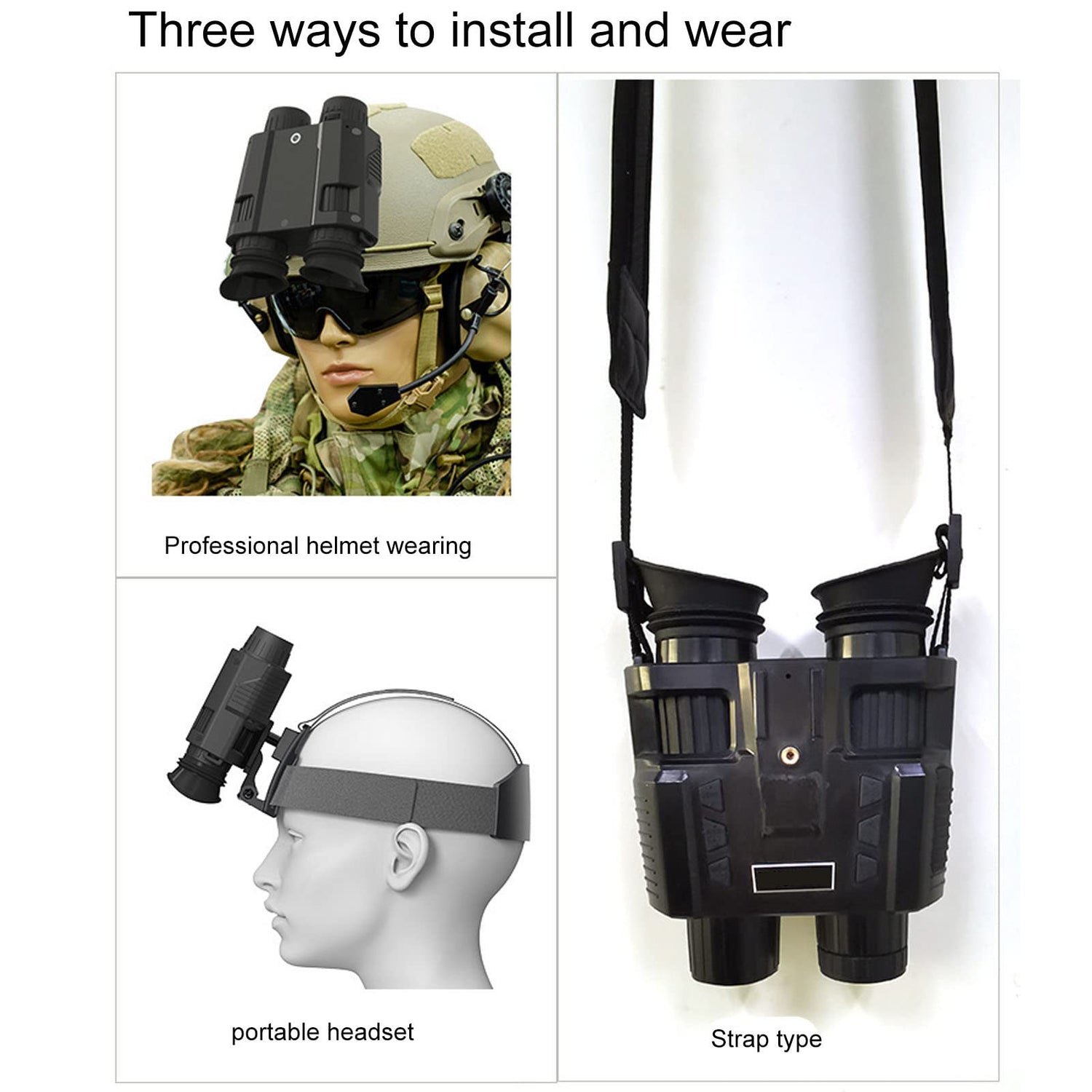 Professional head-mounted tactical night vision | STRIKETACT