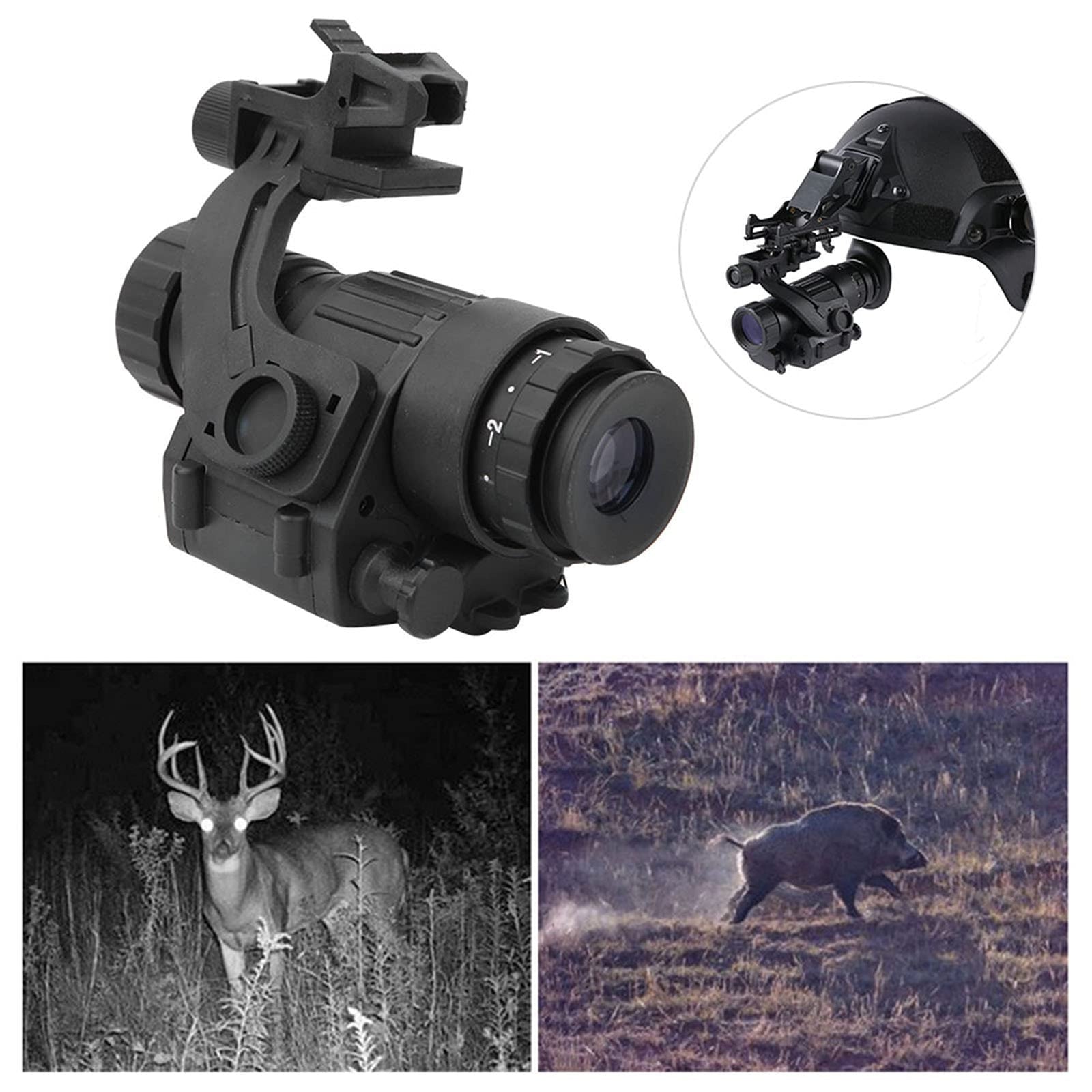 PVS-14 Head Mounted Shimmering Infrared Monocular Night Vision ...