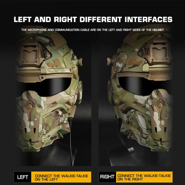 Tactical Assault Helmet - ABS/Nylon Military-Grade for Airsoft ...